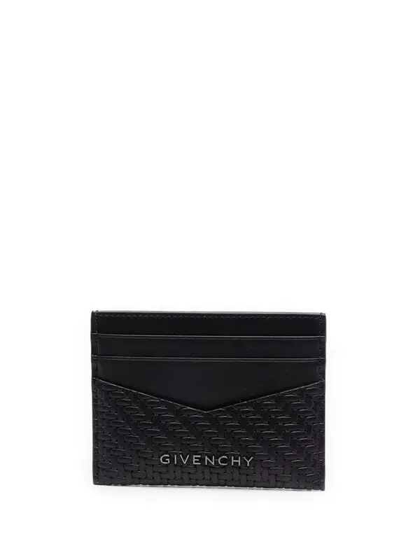 Givenchy Logo-plaque Detail Card Holder - Black