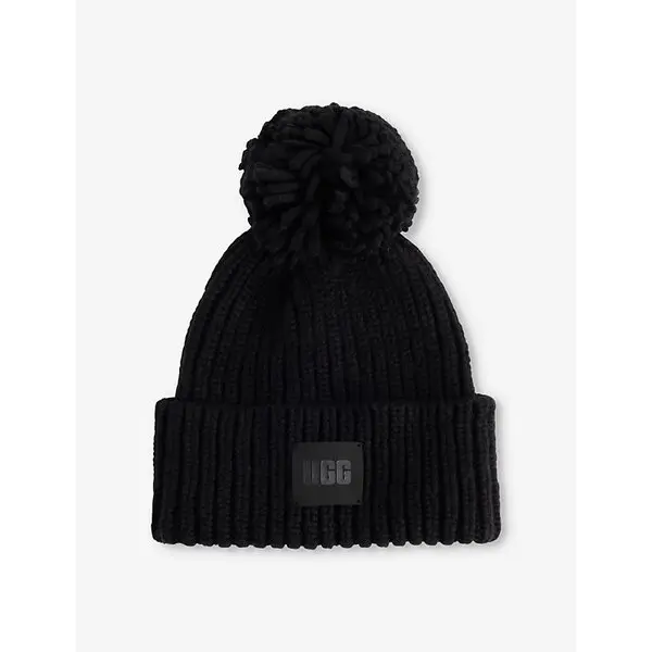 UGG Ribbed Knit Pom Logo Beanie UGG Women main image 3