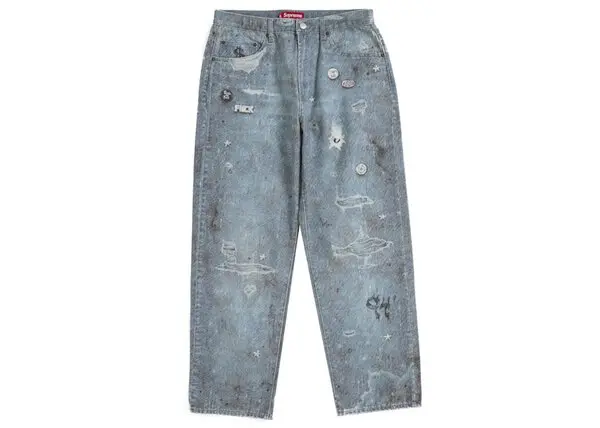 Supreme Hjr Trompe L'oeil Loose Fit Jean