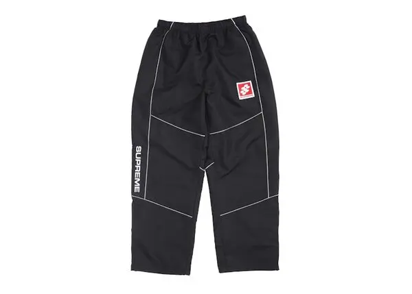 Supreme Reflective Piping Track Pant - Black