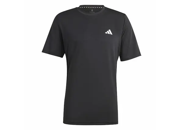Adidas Train Essentials Stretch Training Tee Shirt - Black/white