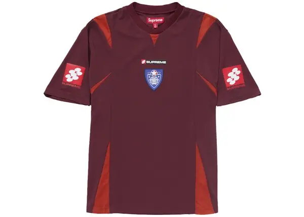Supreme Crest Soccer Jersey - Maroon