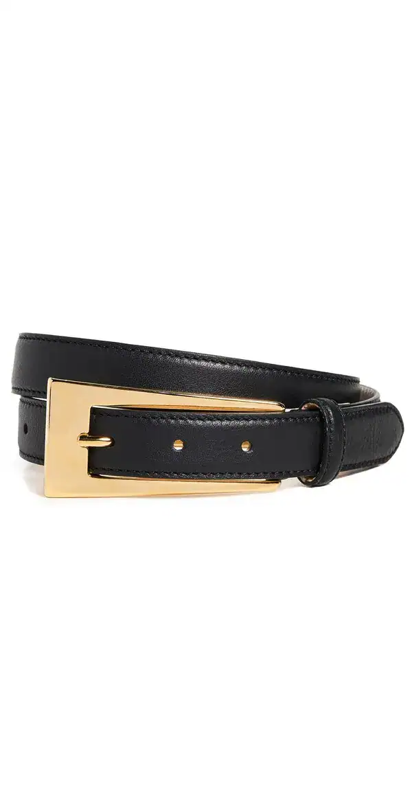 Aureum No. 2 Studded Leather Belt - Black | Editorialist display picture 3