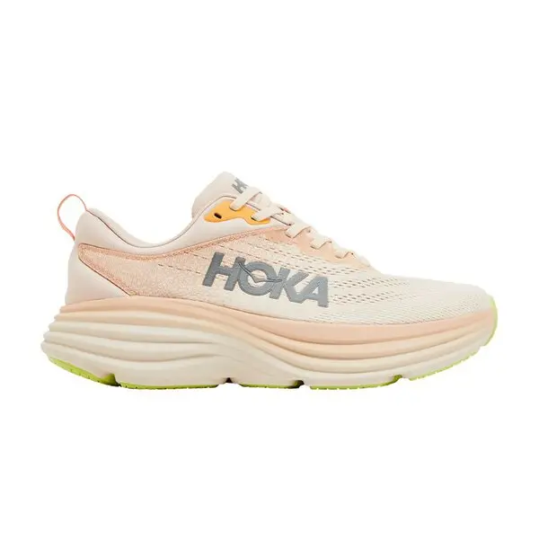 Hoka Bondi Athletic Sneakers - Cream
