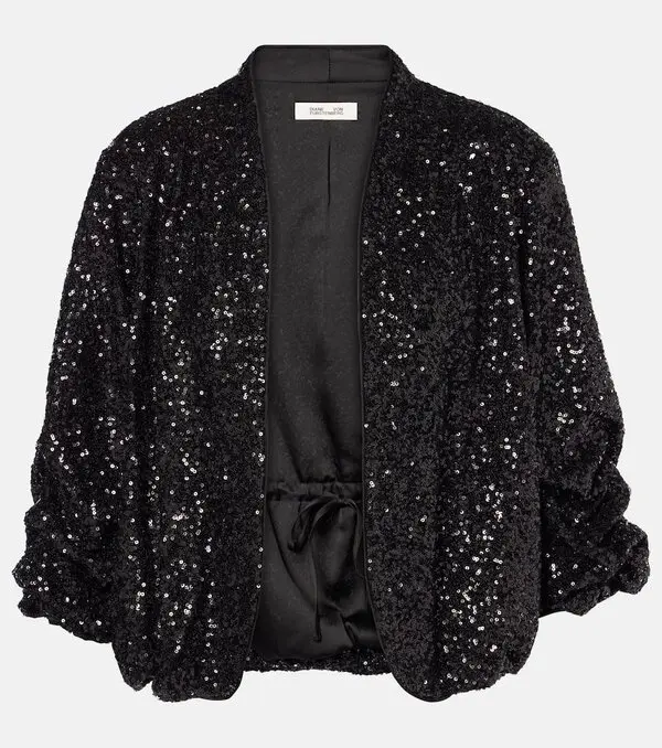 Diane Von Furstenberg Laredo Sequined Jacket