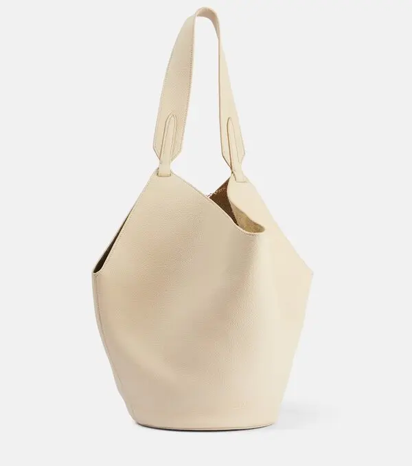 Khaite Lotus Small Tote Bag - Brown
