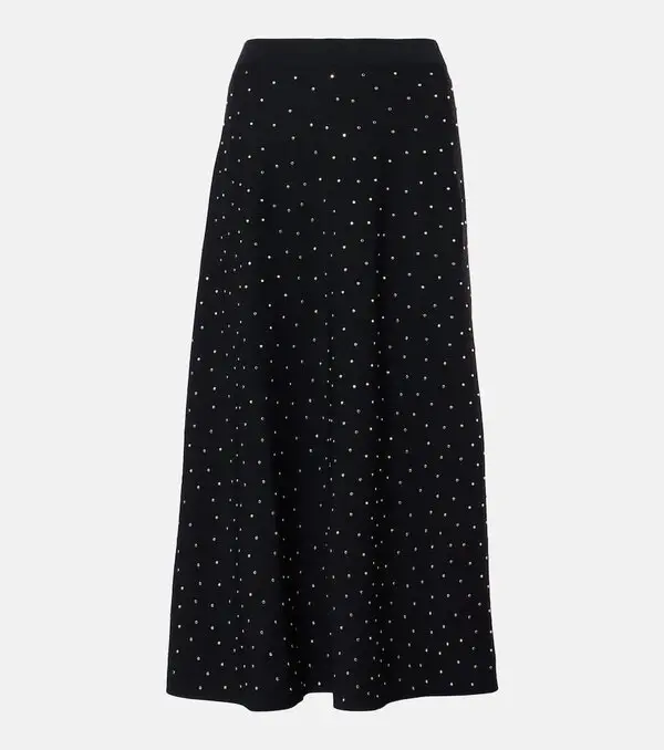 Altuzarra Scaramouche Embellished Midi Skirt
