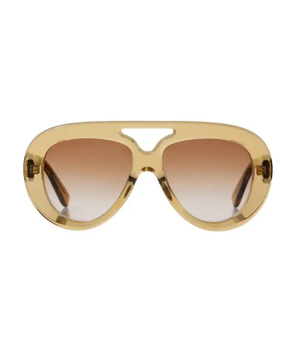 Loewe Spoiler Aviator Sunglasses - Brown