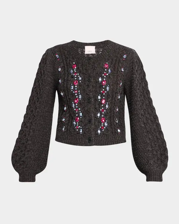 Cinq À Sept Joelle Embellished Cardigan