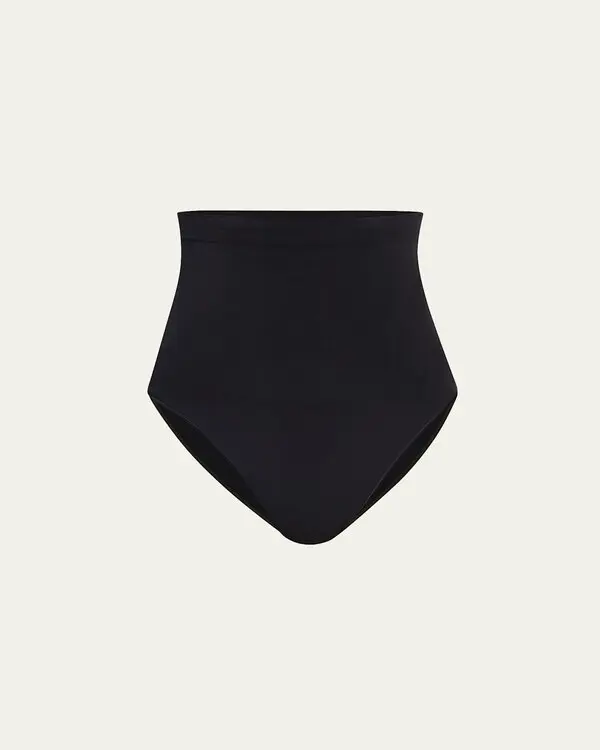 SKIMS Seamless Sculpt High Waist Thong - Onyx