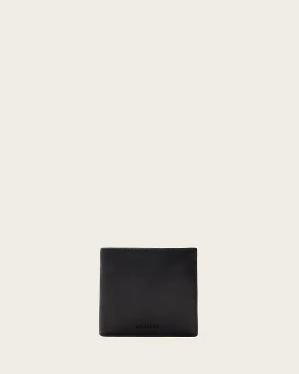 All Saints Delph Bi-fold Leather Wallet