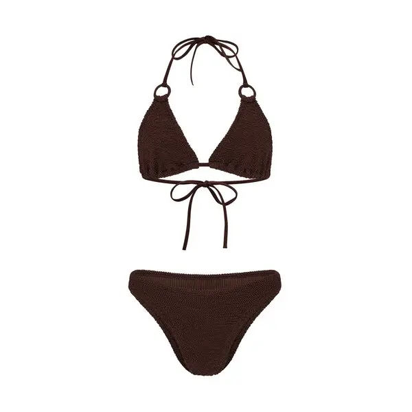 Hunza G Eva Bikini - Metallic Chocolate