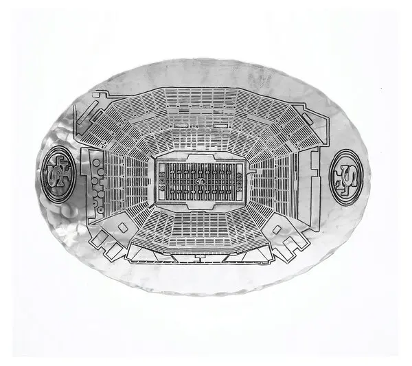 WENDELL AUGUST Nfl Stadium Series Large Oval Di Sh
