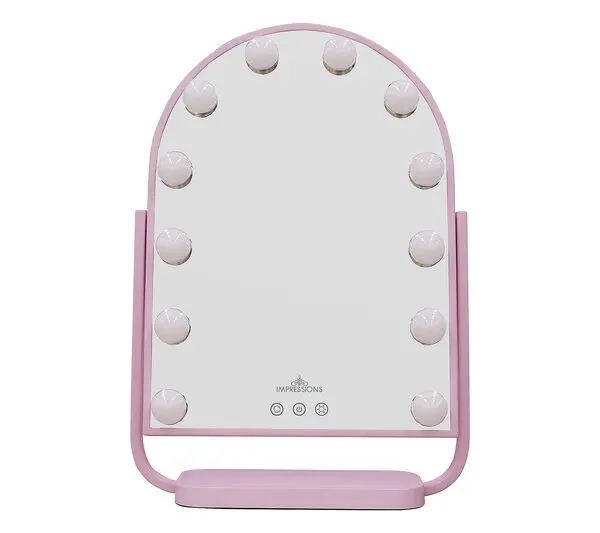 IMPRESSIONS Vanity Curva Arch Led Hollywood Makeup Mirror