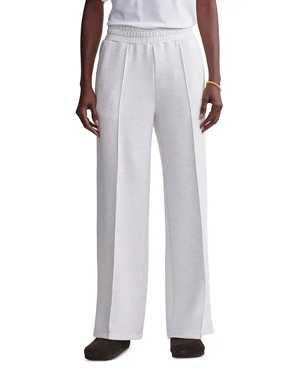 Varley Wide Leg Pant - Ivory Marl
