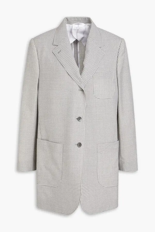 Thom Browne Gingham Wool-tweed Blazer