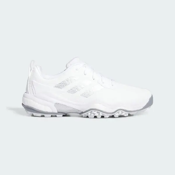 Adidas Codechaos 25 Spikeless Golf Shoes - Cloud White / Silver Metallic / Grey Two