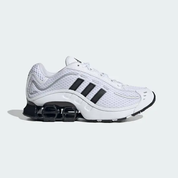 Adidas Megaride O1 Shoes - Cloud White / Core Black / Silver Metallic