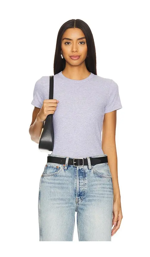 LESET Kelly Slim Fit Tee - Heather Grey