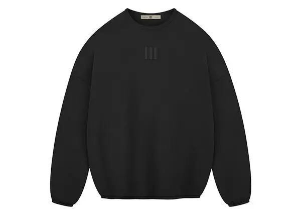 Fear Of God Athletics Suede Fleece Crewneck Sweatshirt - Black