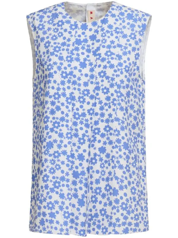Marni Floral-print Top