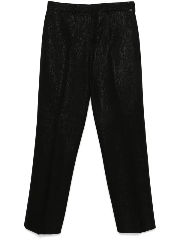 Fendi Lamé Straight Leg Trousers