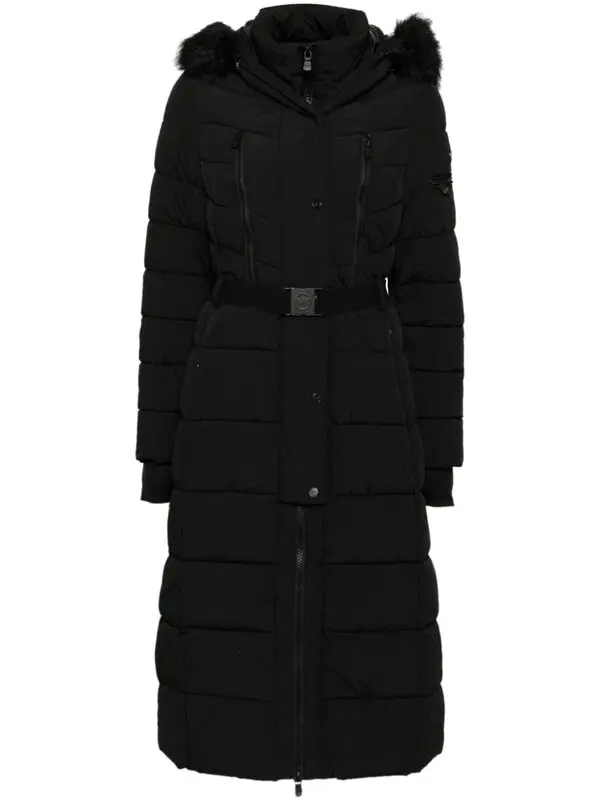 Michael Kors Belted Maxi Scuba Coat