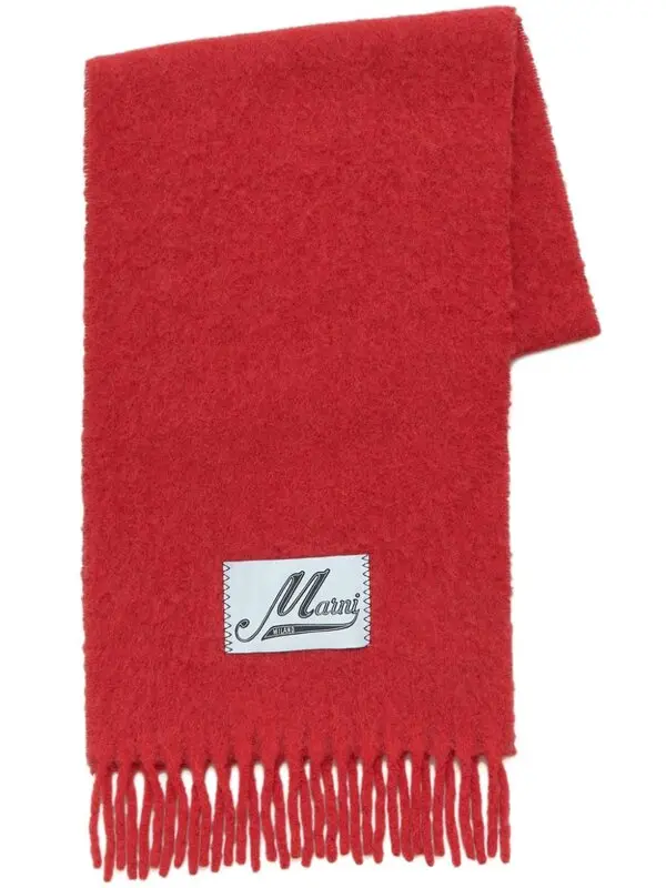 Marni Logo-appliqué Scarf