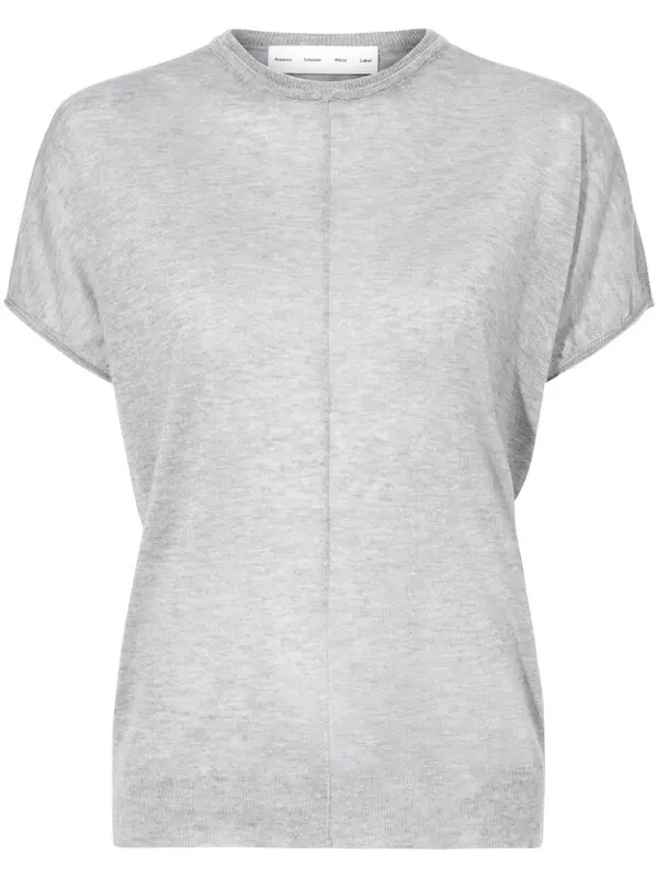 Proenza Schouler White Label Ares Knitted Top - Grey