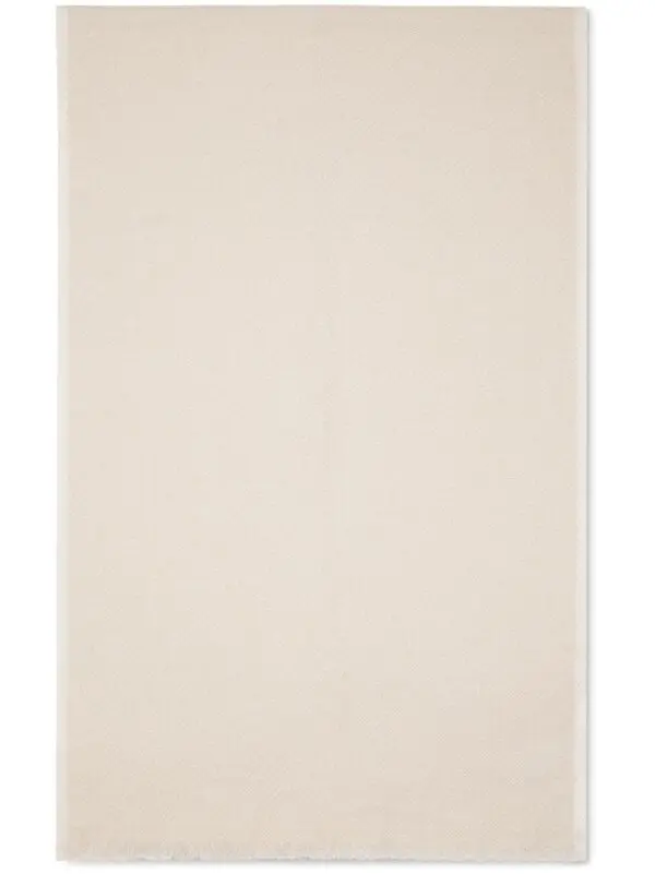 Brunello Cucinelli Cashmere Diagonal Scarf - Neutrals