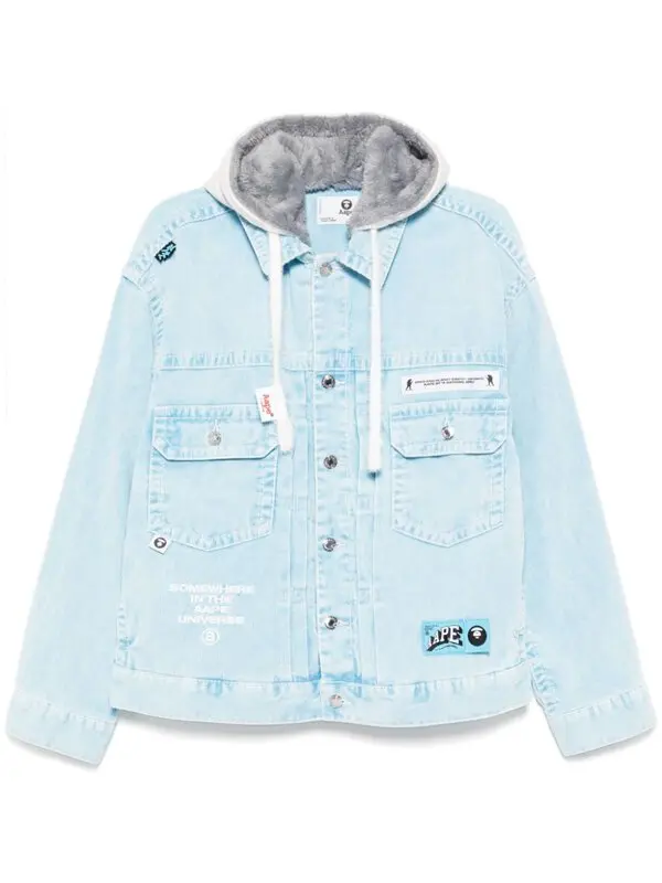 AAPE BY *A BATHING APE® Moonface-logo Hooded Jacket