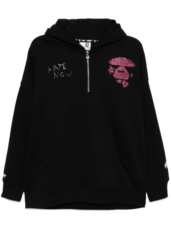 AAPE BY *A BATHING APE® Sequin-embellished Hoodie