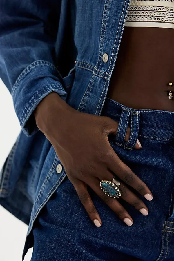 MIKAL WINN Carved Gemstone Ring