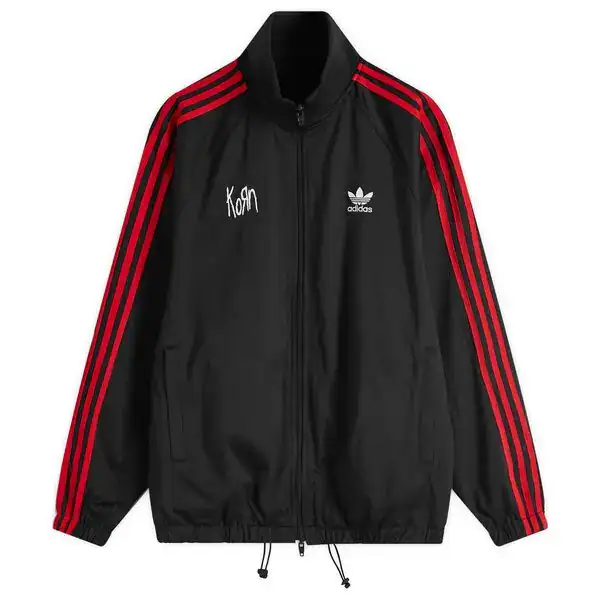 Adidas X Korn Track Top - Black | Editorialist