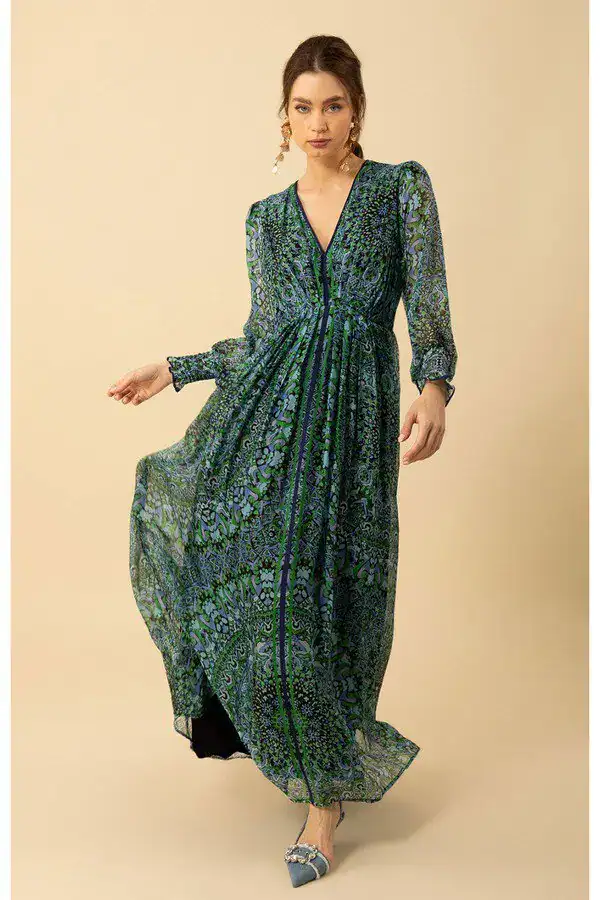 hale bob green dress Hale Bob Women's Ellen Dress - Green main image 0