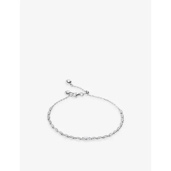 CARAT* LONDON Calluna Sterling And Cubic Zirconia Bracelet