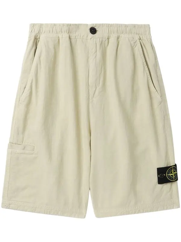 Stone Island Compass-badge Bermuda Shorts