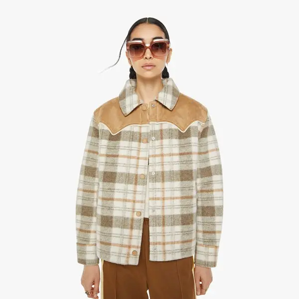 MOTHER The Western After School Jacket Stetson Style - Brown | Editorialist