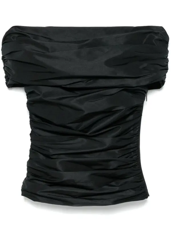 Coperni Off-shoulder Taffeta Top