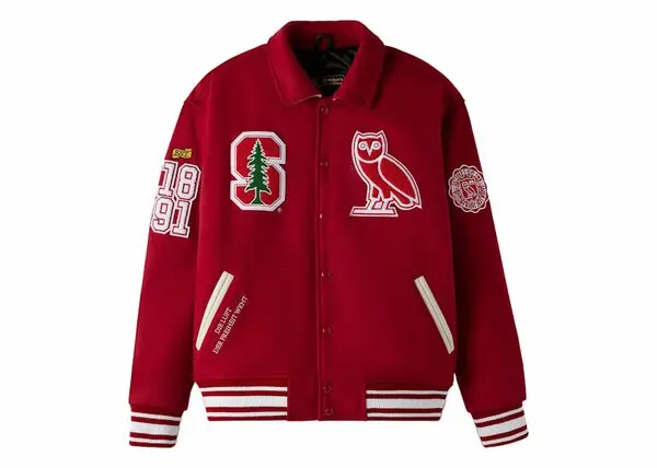 OVO X Stanford University Campus Varsity Jacket