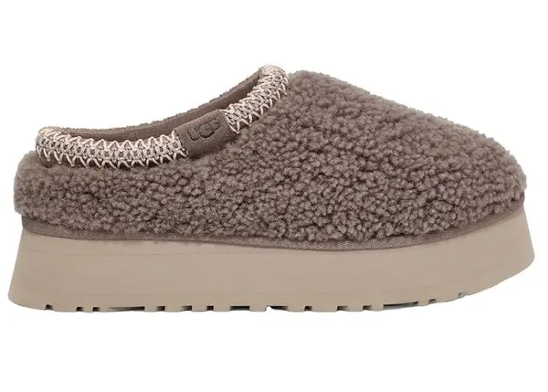 UGG Tazz Maxi Curly Slippers - Smoke Plume