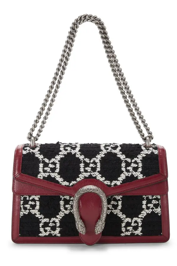 Gucci Gg Tweed Dionysus Shoulder Bag