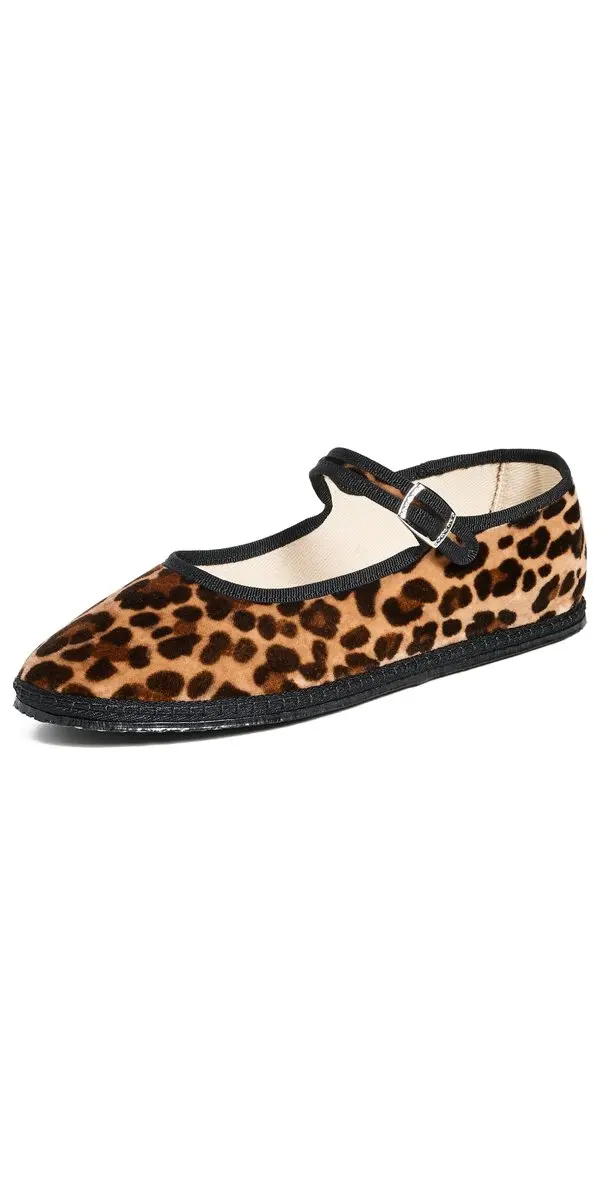 VIBI VENEZIA Velvet Furlana Mary Jane Flats - Tiepolo
