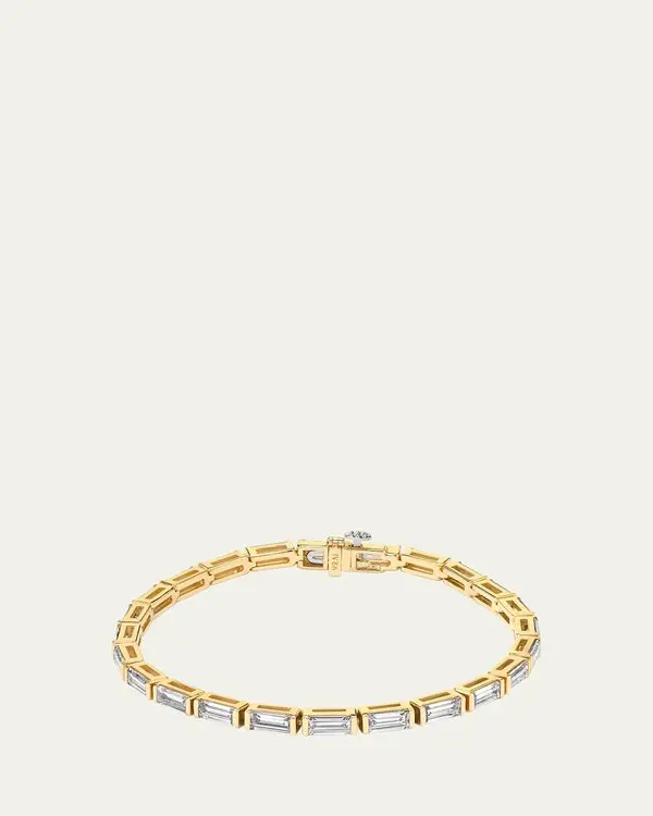 VRAI 14k 6.00tcw Baguette Lab Grown Diamond Tennis Bracelet - Gold