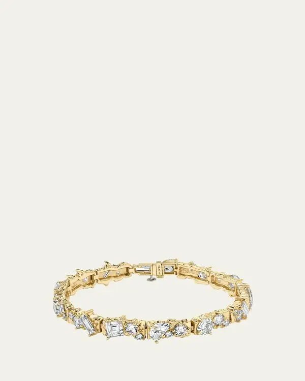 VRAI 14k 12.30tcw Lab Grown Diamond Unity Bracelet - Gold