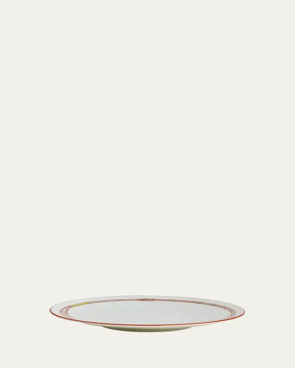 Hermès Tressages Equestres Dinner Plate