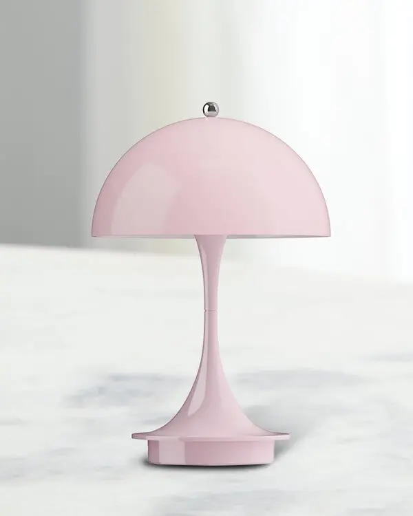 LOUIS POULSEN Panthella Portable Acrylic Table Lamp, 10 - Opal Rose