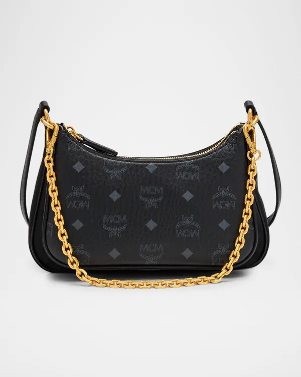 Mcm Aren Small Visetos Crossbody Bag