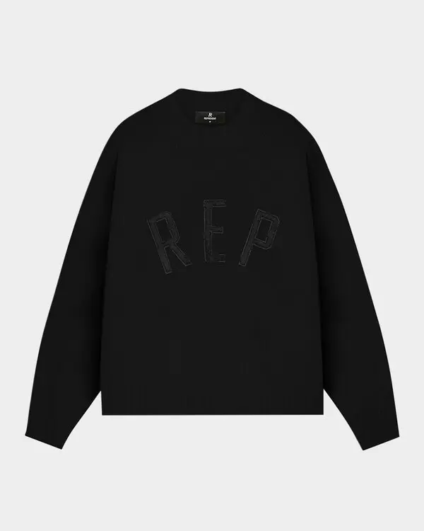 REPRESENT Wool-blend Knit Sweater - Black