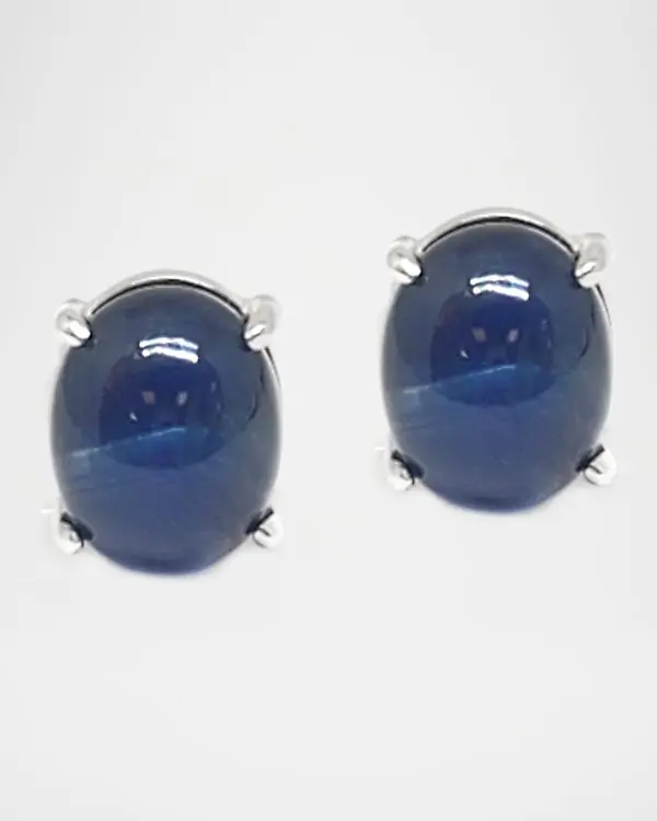 ANDREOLI Cabochon Stud Earrings
